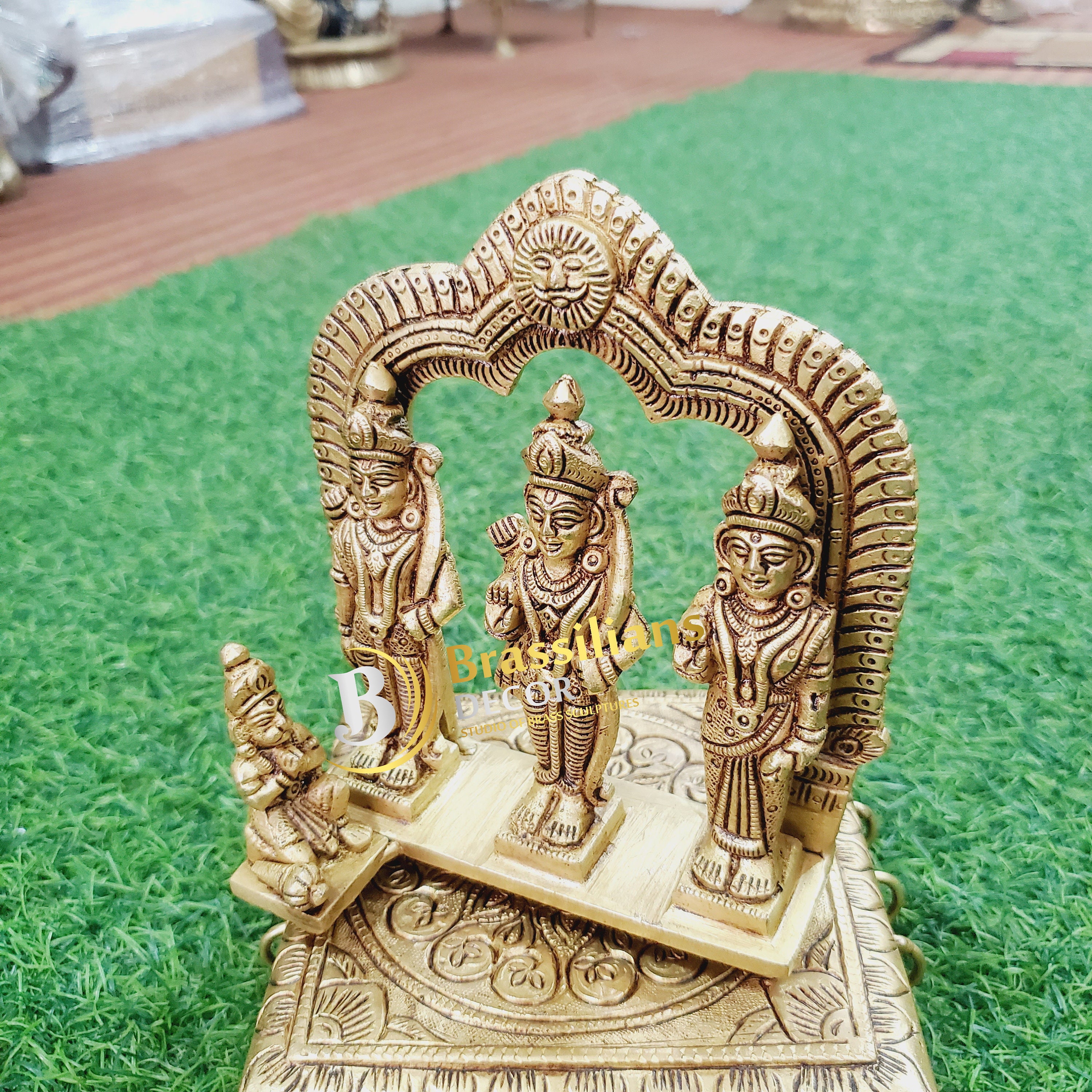 Ram Darbar Brass Statue/idol, Indian Brass Art,brass God Idol,brass ...