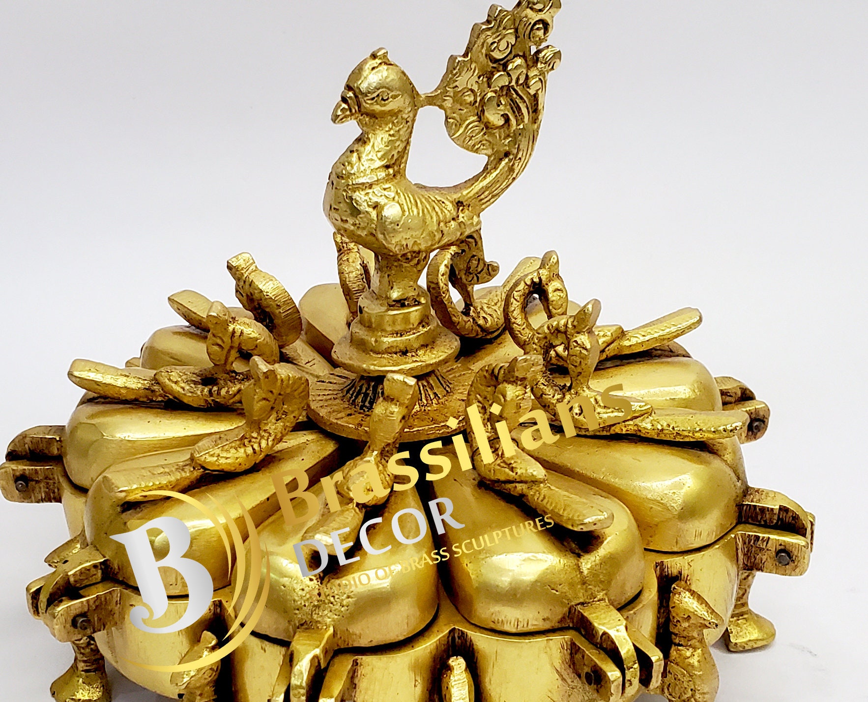 Brass Kumkum Box, Sindoor Box, Wedding Gift, Pooja Accessory, Kumkum ...