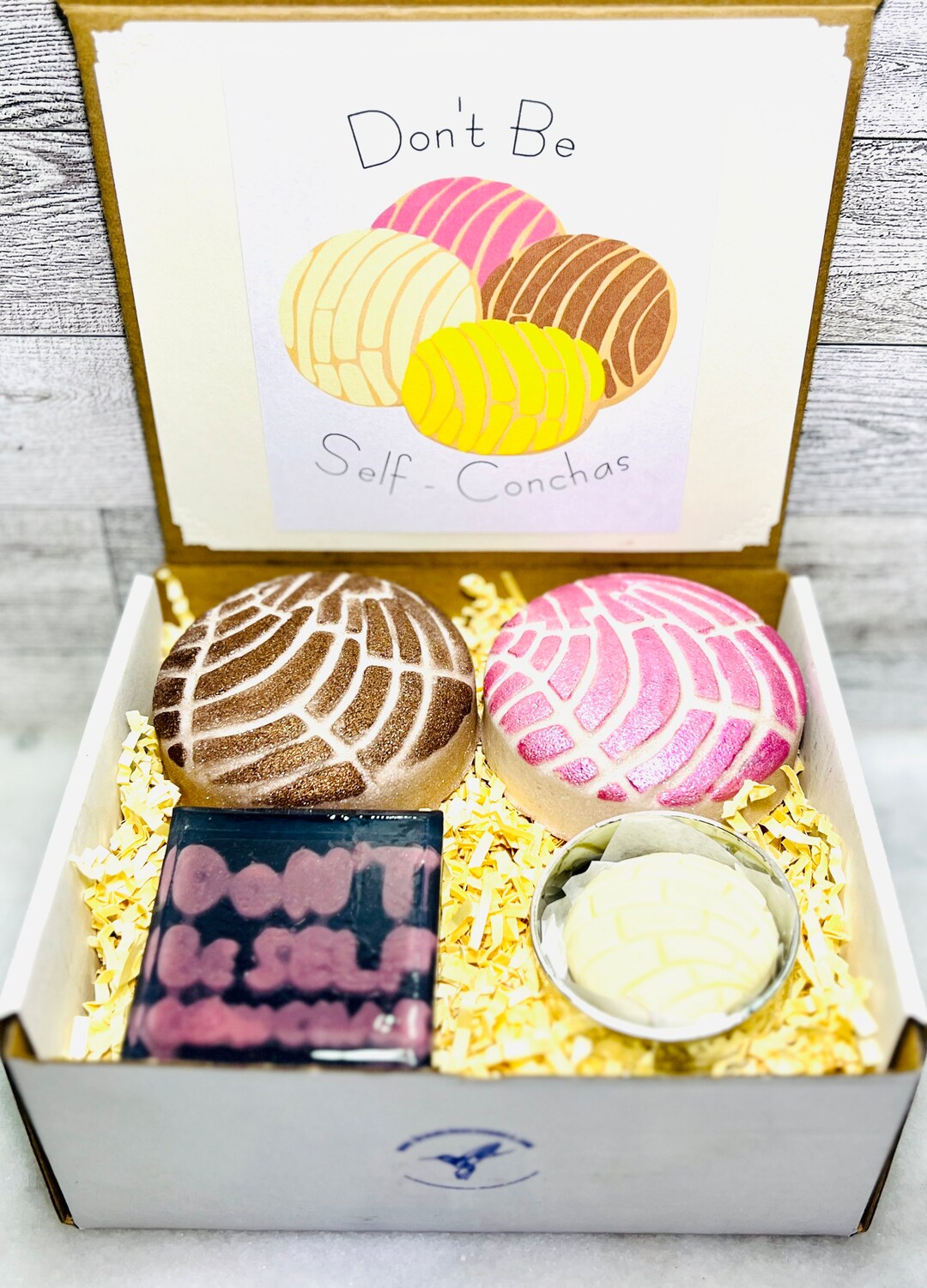 Don't Be Self-conchas Gift Set Concha Gift Pan Dulce Bath Gift Set Pan ...