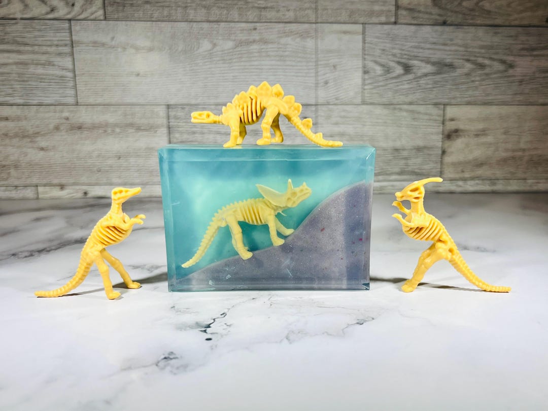 Fossil Dino Toy Soap | Dinosaur Fossil Toy Soap | Toy Fossil Embed Soap ...