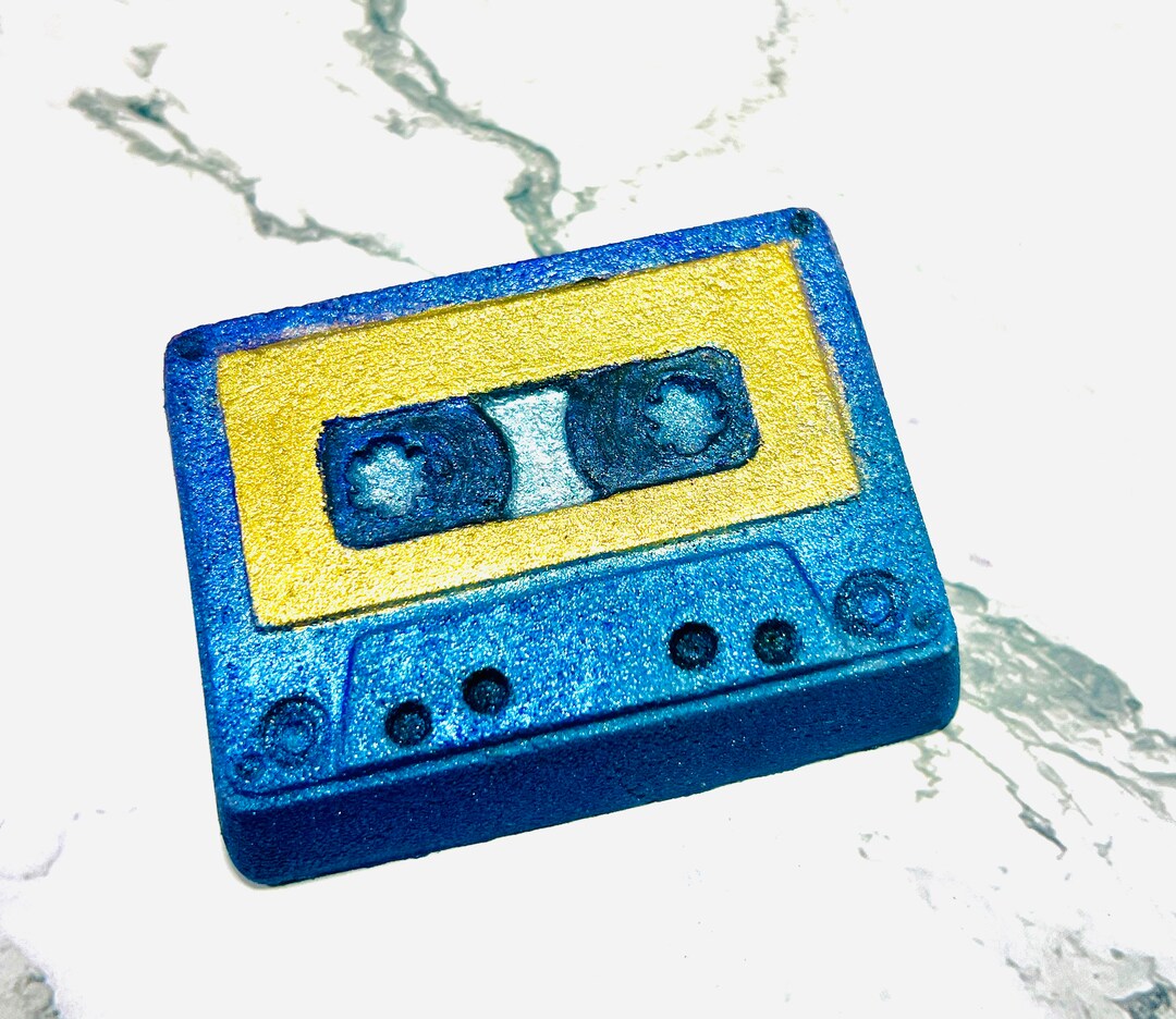 Retro Cassette Tape Bath Bomb | Cassette Tape Gift | 80's Bath Bomb ...
