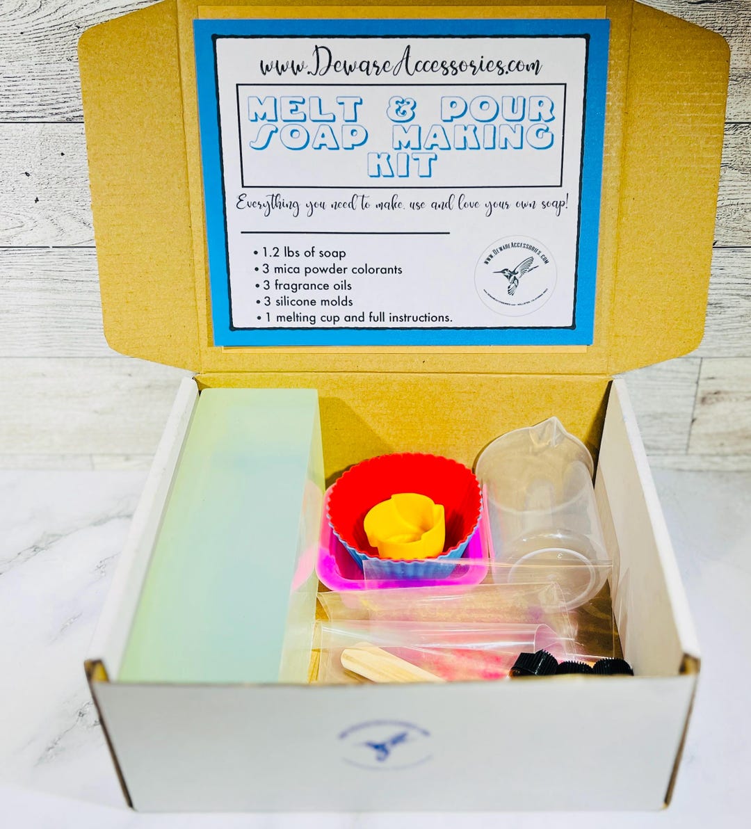Make Your Own Soap Kit | Melt & Pour Soap Making Kit | Easy Craft ...