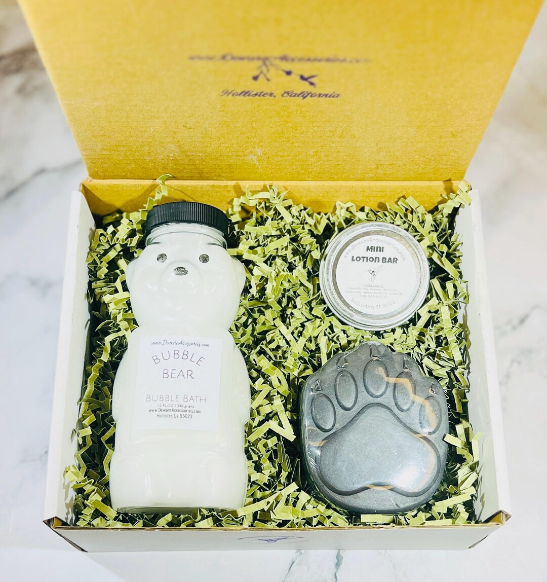 Honey Bear Bubble Bath Gift Set | Bear Gift Set | Bear Bubble Bath ...