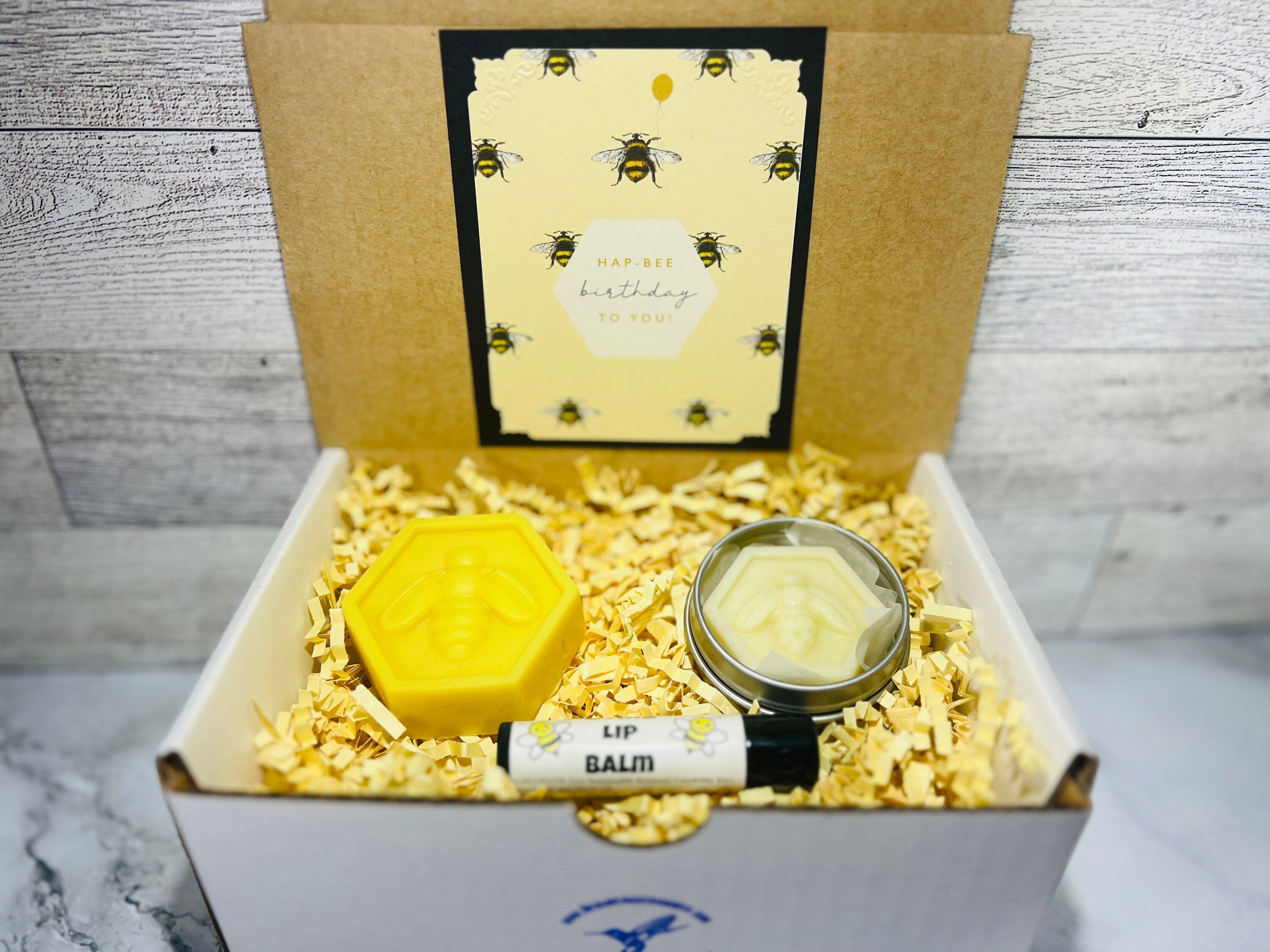 Hap-bee Birthday SMALL Gift Set | Cute 3 Piece Honey Bee Gift Set ...