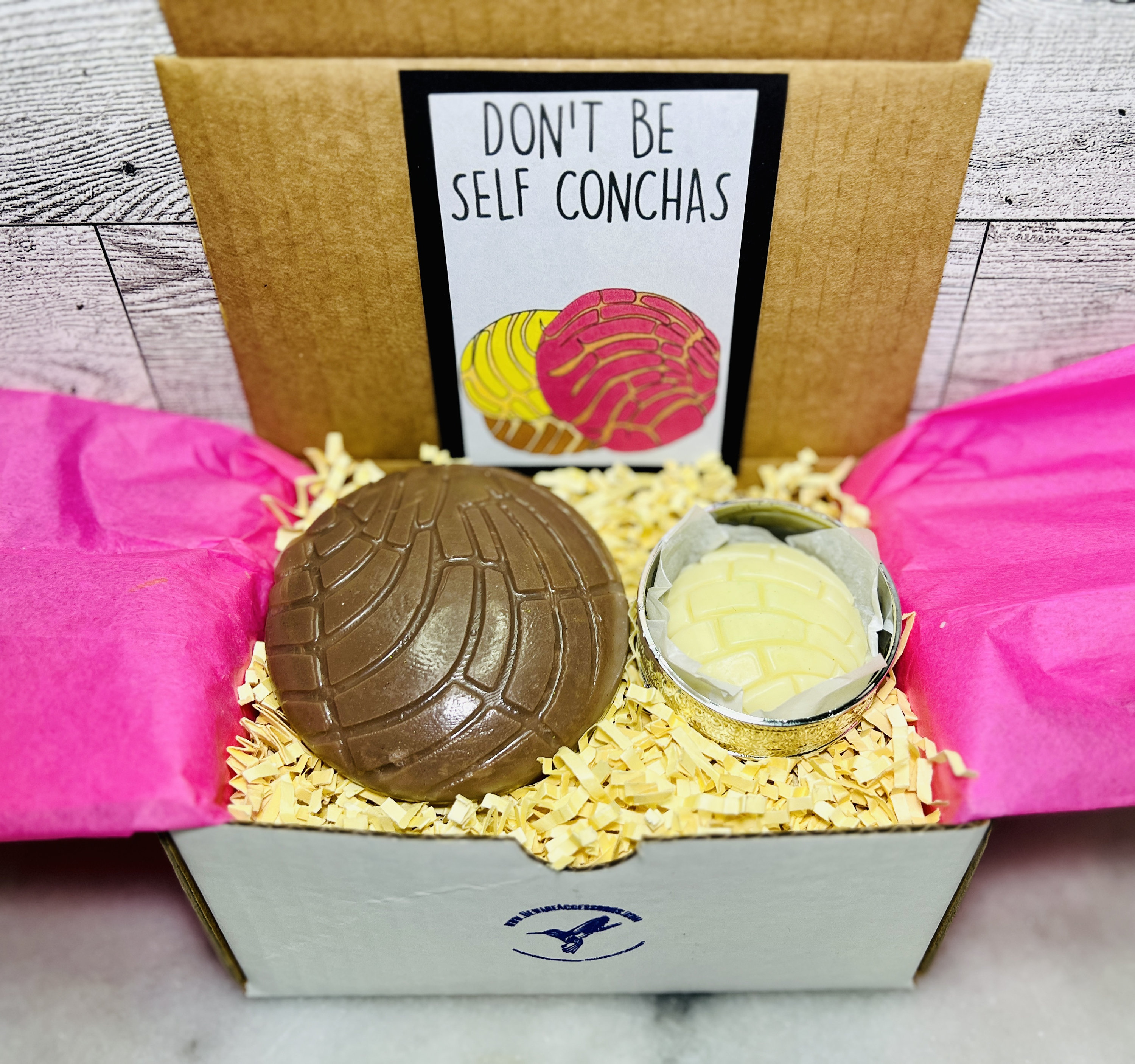 Don't Be Self-conchas 2 Piece Gift Set | Concha Gift | Pan Dulce Bath Gift Set | Pan Dulce ...