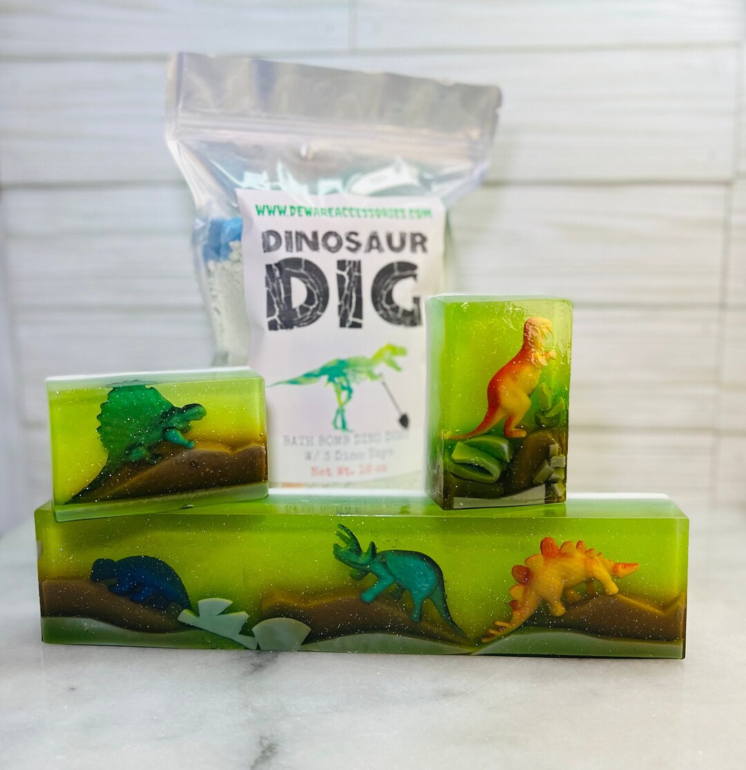 Dino Dig Bath Set | Dinosaur Bath Set | Dino Bath | Dino Dig | Soap ...