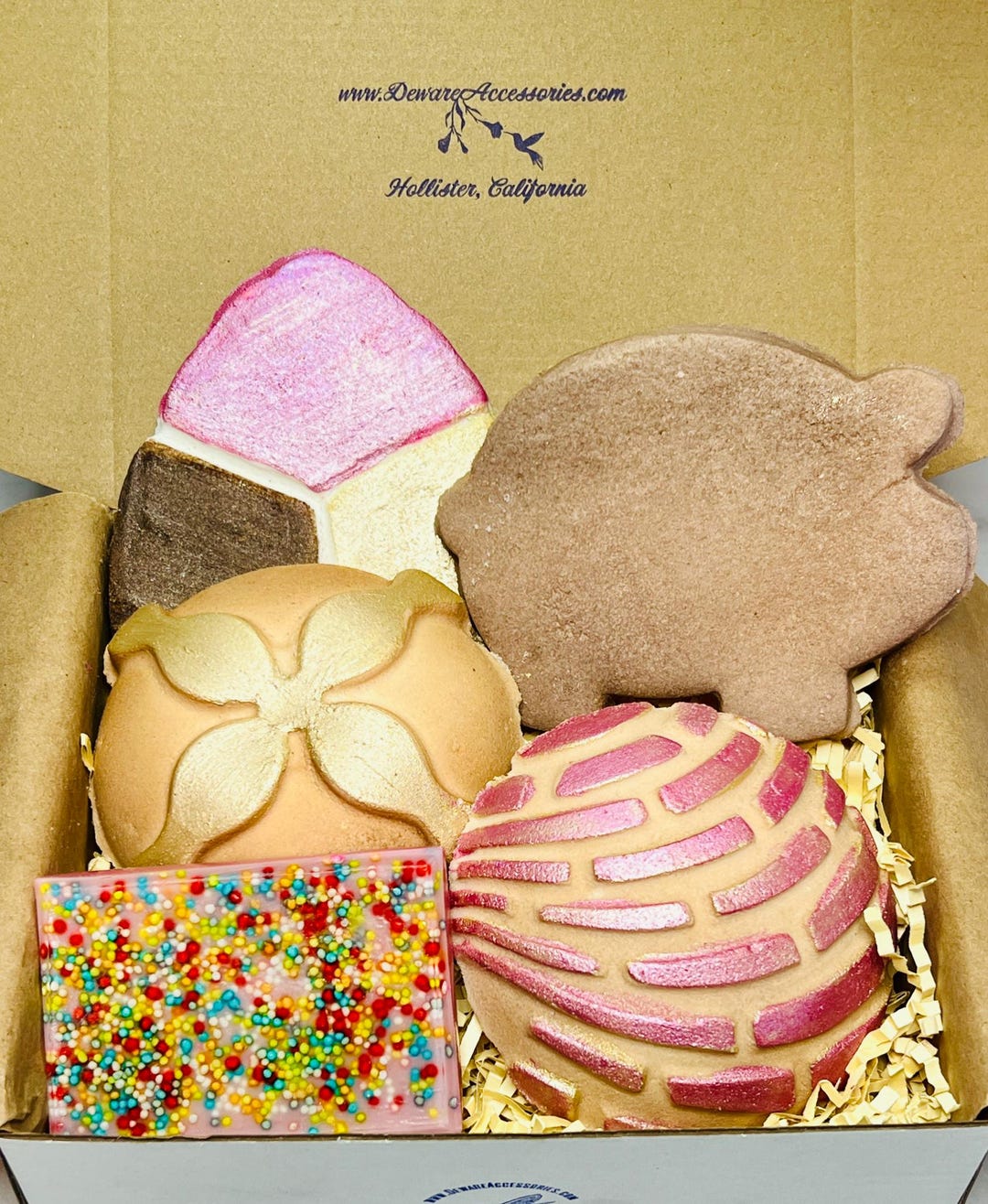 Pan Dulce Bath Gift Set Pan Dulce Bath Bombs Puerquitos Marranitos ...