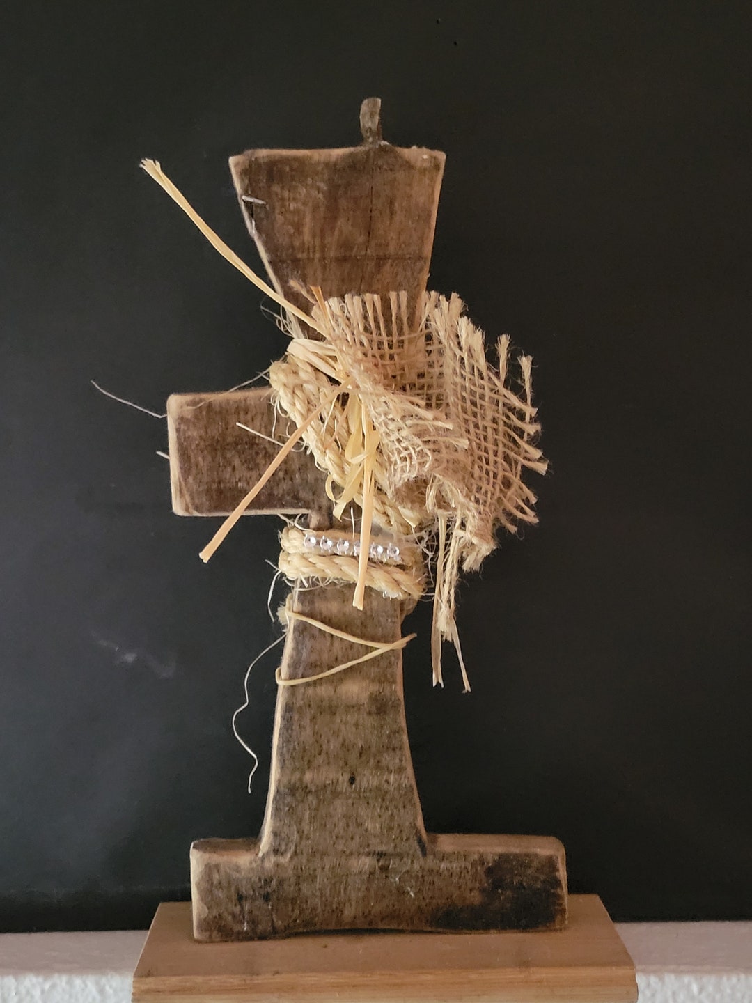Primative Cross, Wood, Church, School, Religious, Jewel Hanger - Etsy
