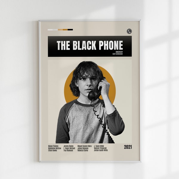 Black Phone Poster - Etsy