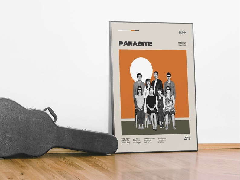 Parasite Poster, Bong Joon-ho, Minimalist Movie Poster, Wall Art Print, Vintage Inspired Poster ...