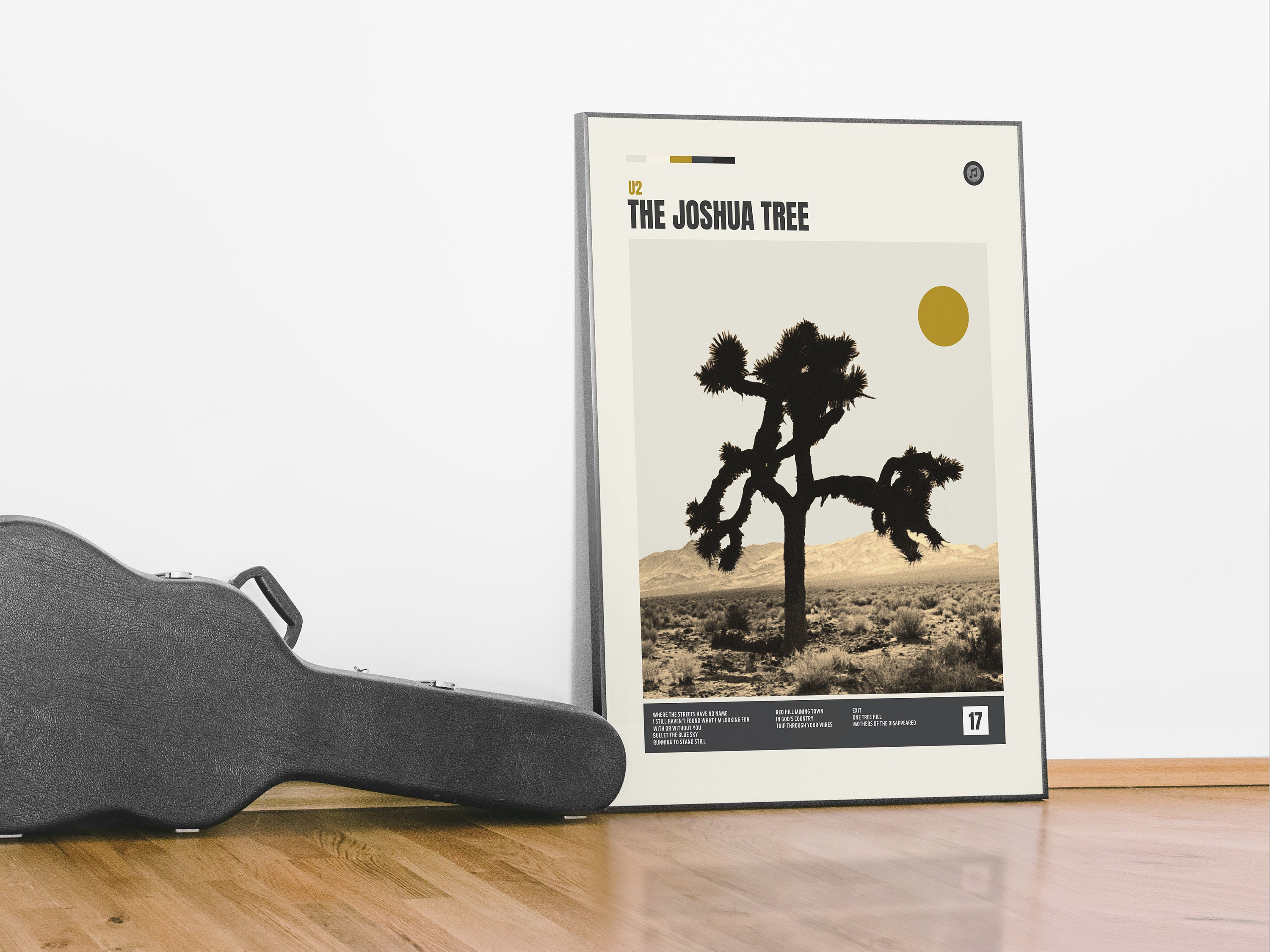U2 Posters, The Joshua Tree Poster, U2, The Joshua Tree, Retro Music ...