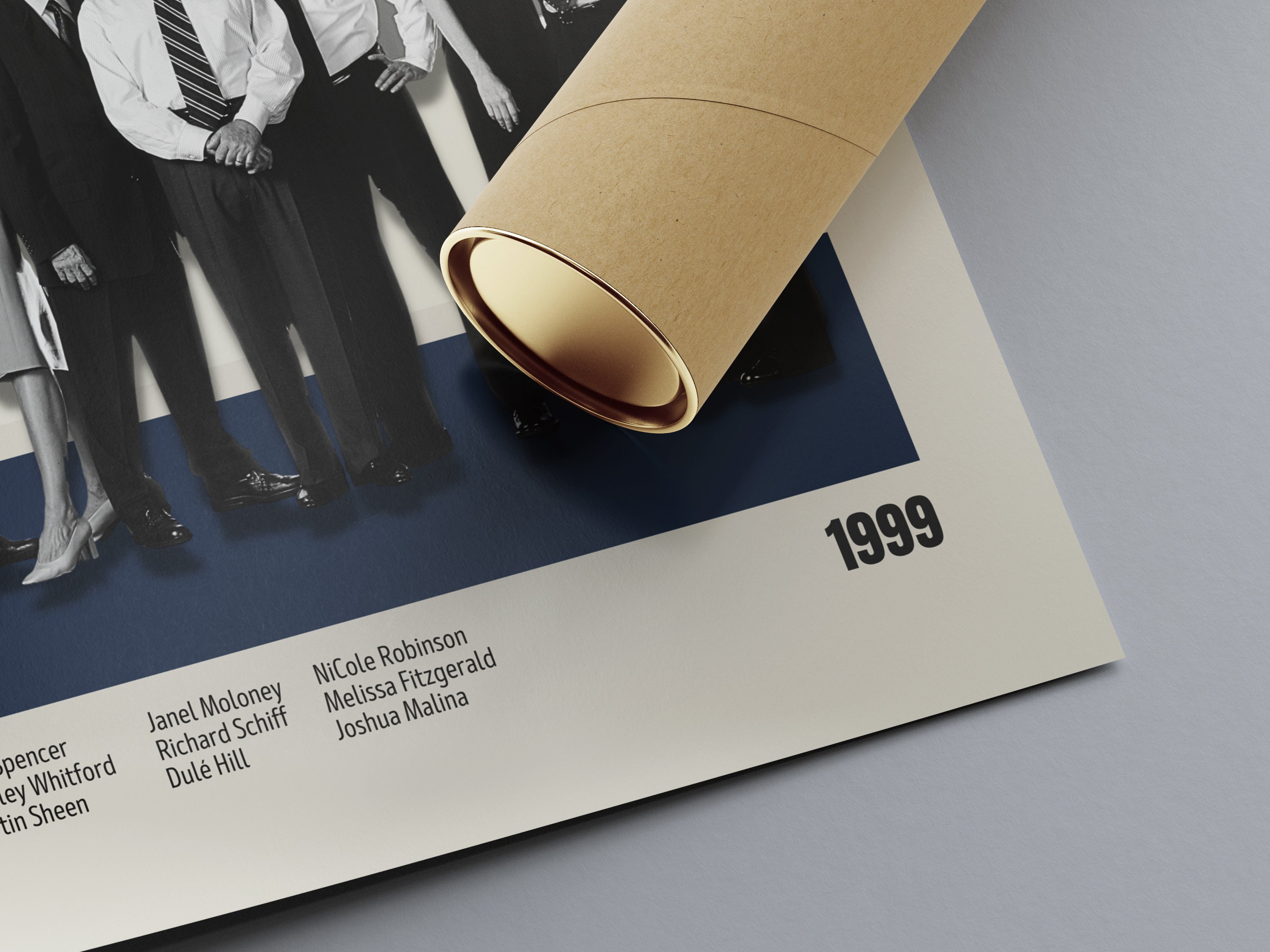 The West Wing Poster, Aaron Sorkin, Retro Tv Series Print, Modern ...