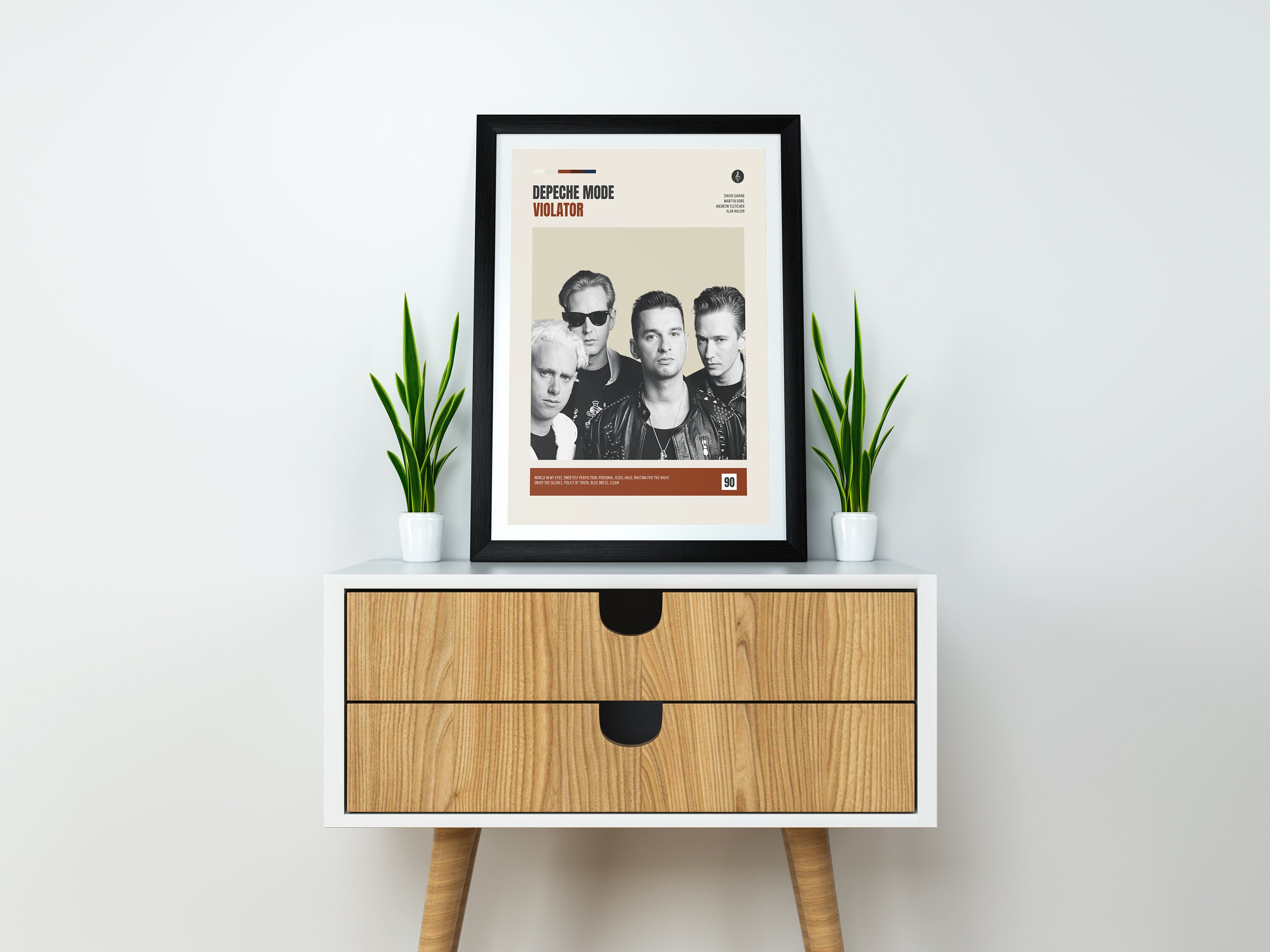 DEPECHE MODE, Violator, Retro Musik Poster verkauft von Kaja Celestia ...