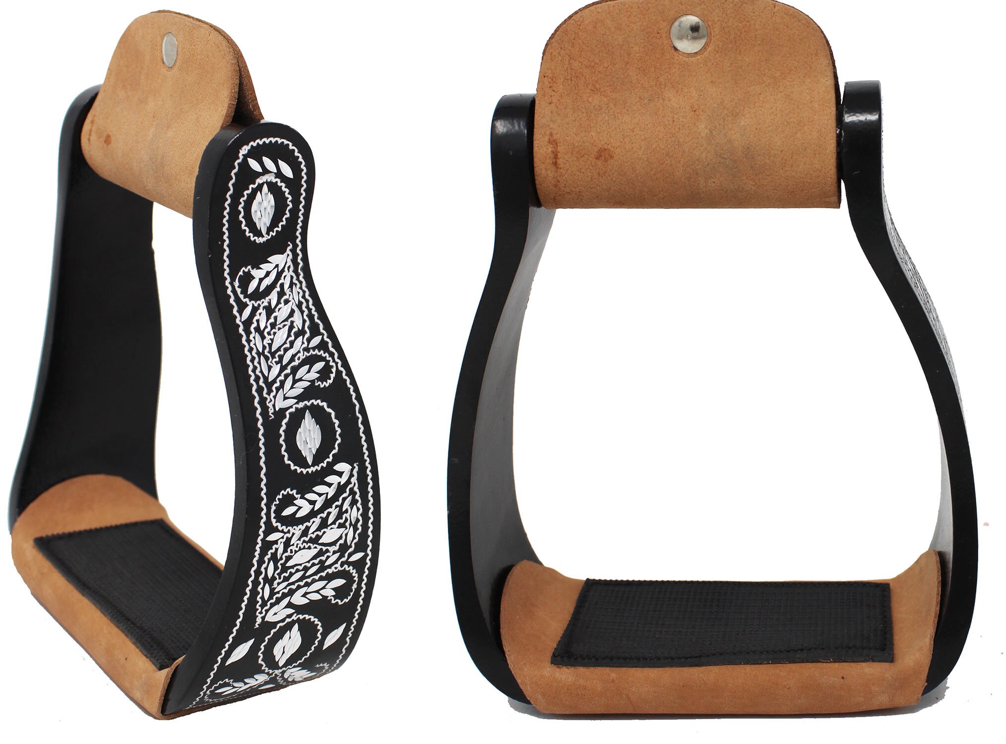 Western Tooled Stirrups personalization - Etsy