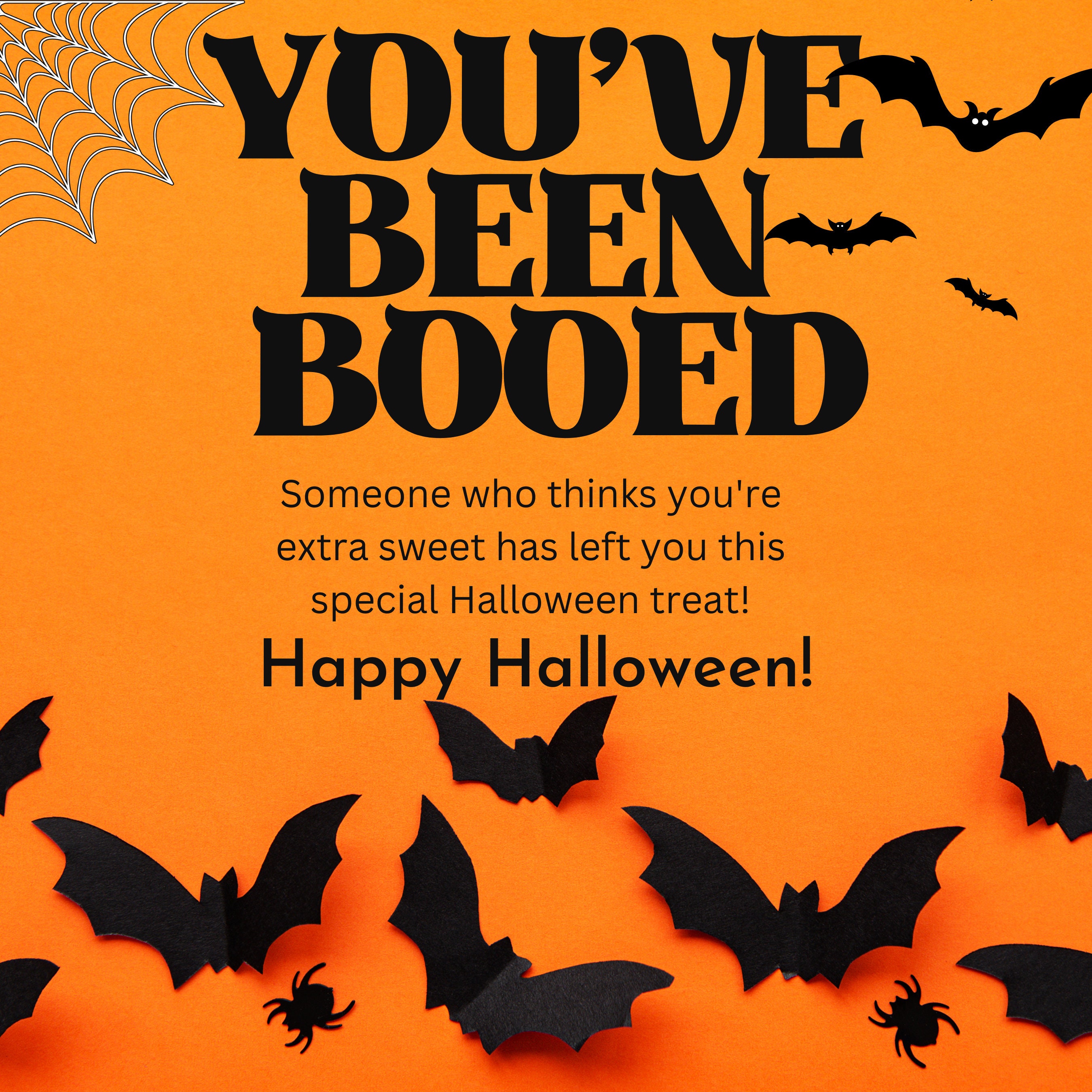 You've Been Booed - Instant Download Halloween You've Been Booed - Etsy