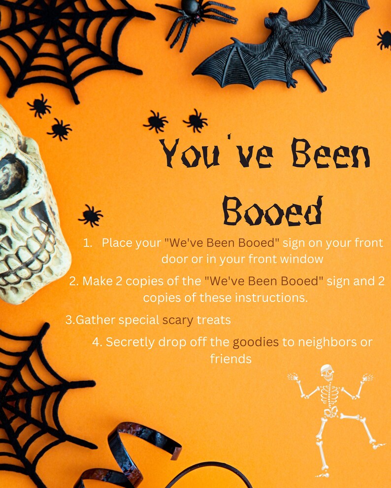 You've Been Booed, Neighborhood Game, Halloween Printables, Printable ...