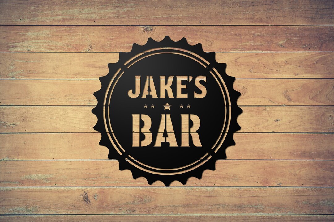 Custom Bar Sign Men's Home Bar Metal Sign Beer Sign - Etsy Australia