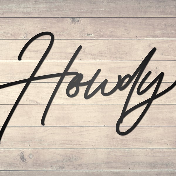 Howdy Sign - Etsy