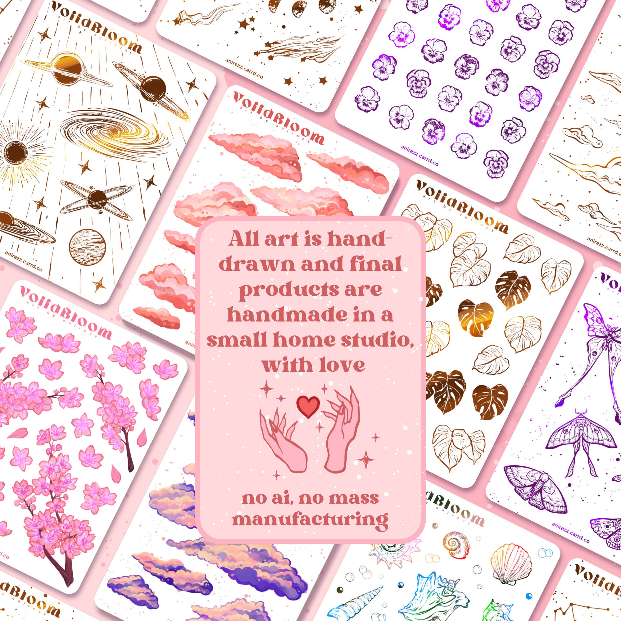 Celestial Gold Foil Sticker Sheets Stickers for Journals, Planners ...