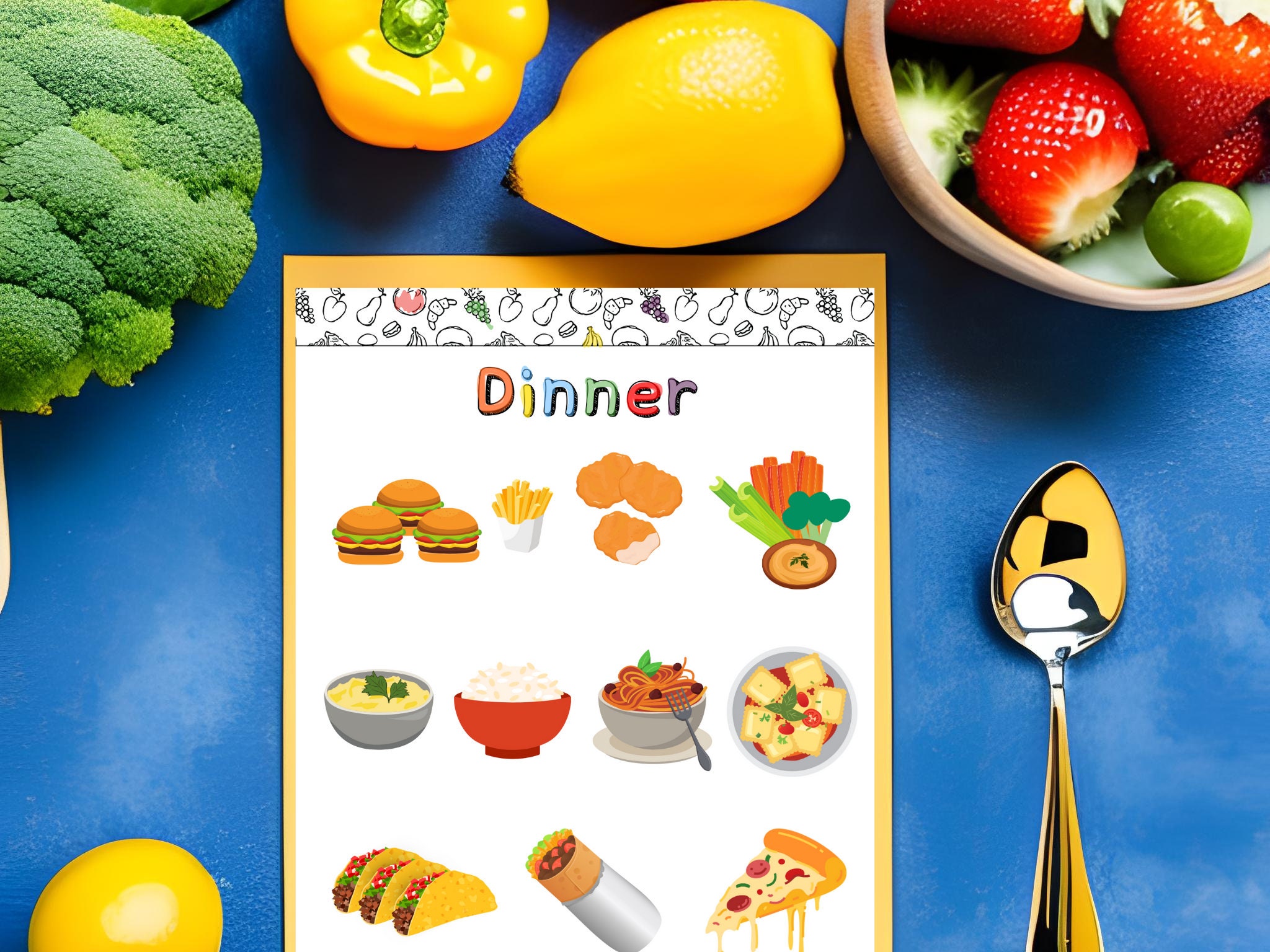 Kids Menu Printable Menu Kids Interactive Menu Fun Kids Menu - Etsy
