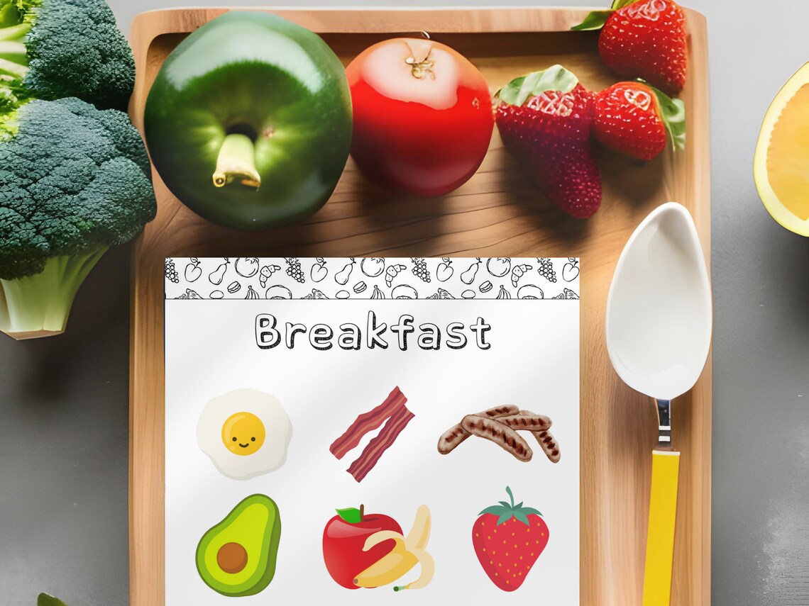 Kids Menu | Printable Menu | Kids Interactive Menu | Fun Kids Menu - Etsy