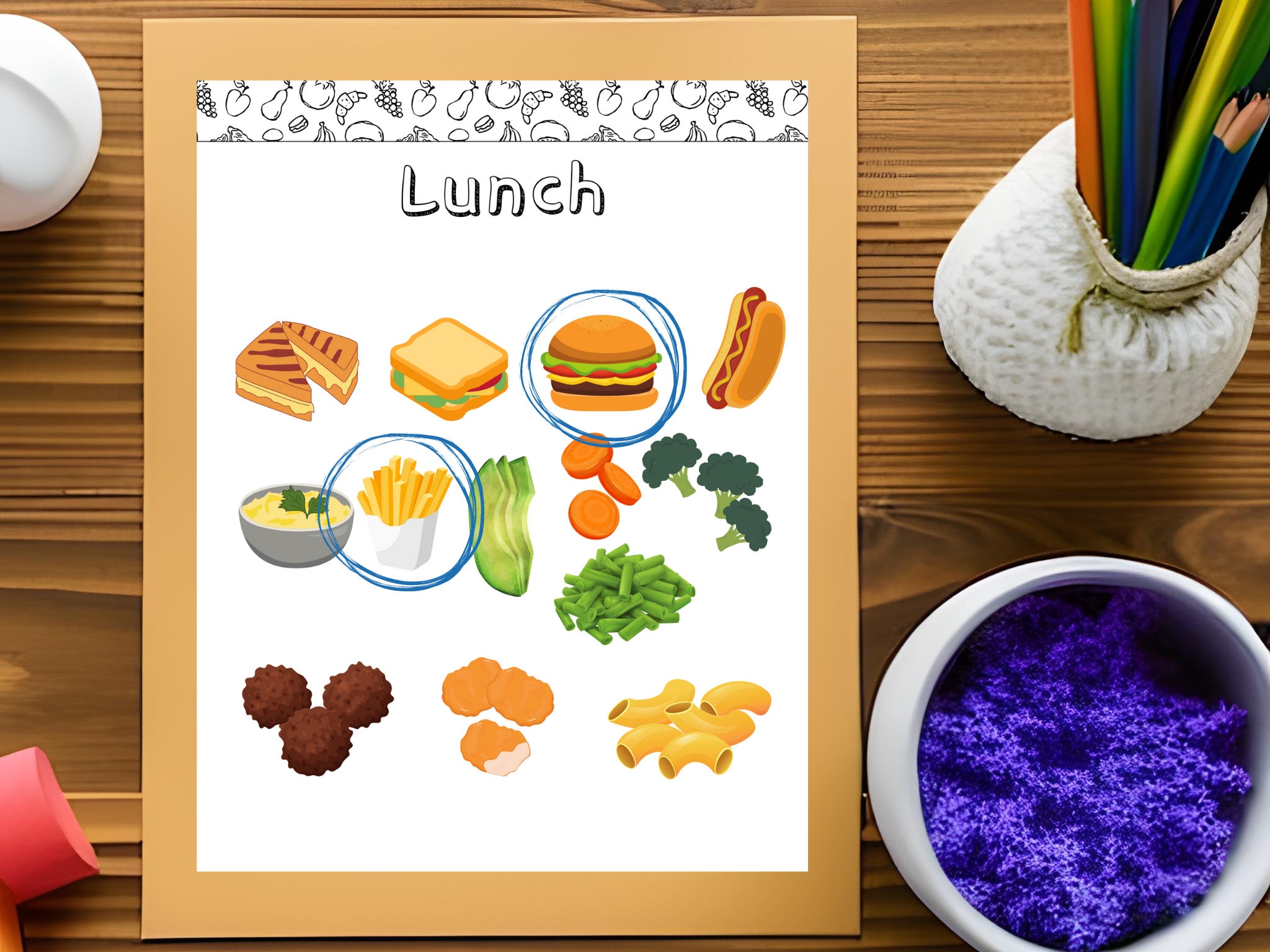 Kids Menu Printable Menu Kids Interactive Menu Fun Kids Menu - Etsy