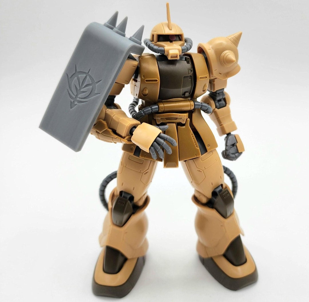 Zaku Spiked Shoulder Shield (1/144 Resin Accessory) - Etsy