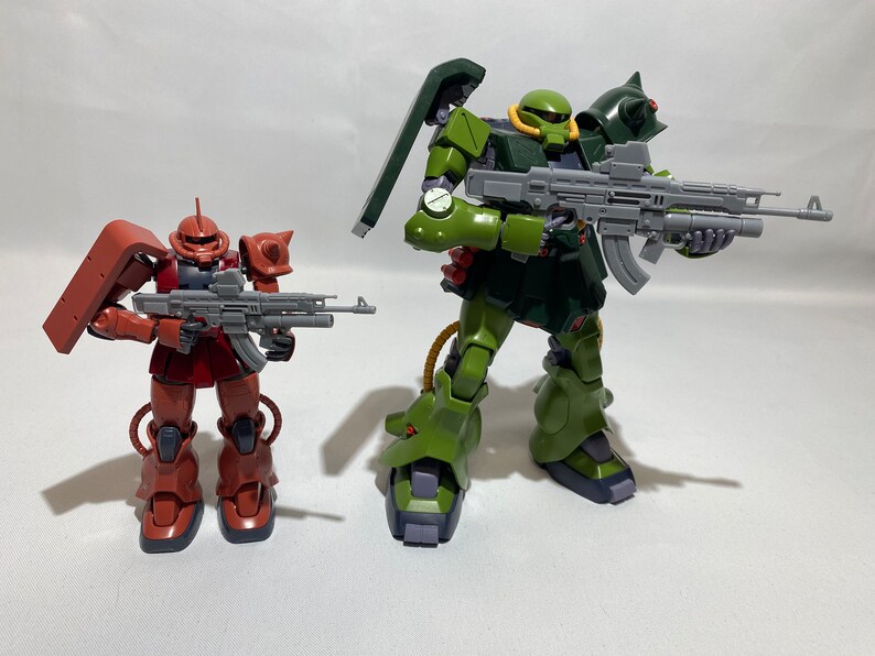 Geara Zulu Beam Machine Gun resin Weapon Kit - Etsy