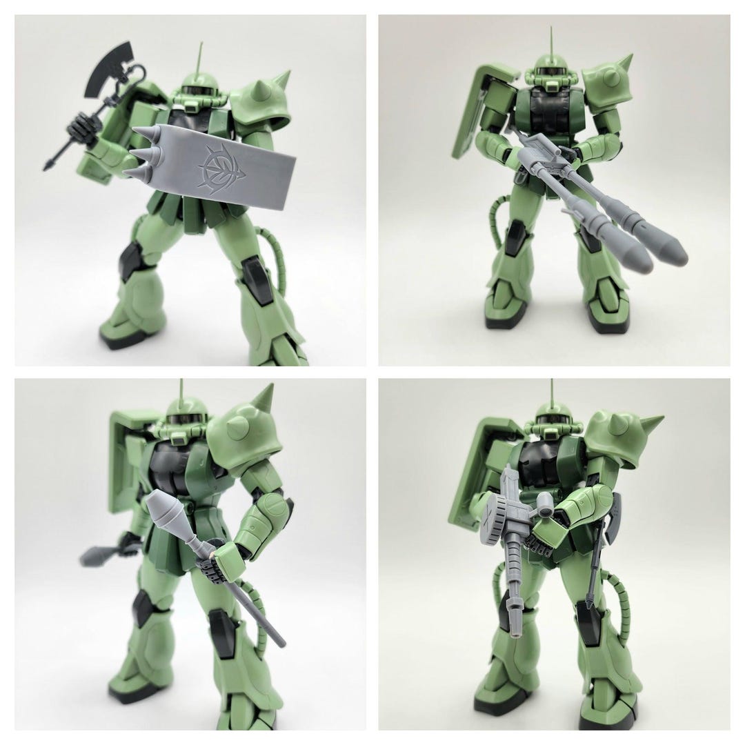 0079" Zeon Weapon Pack 1 (resin Weapon Kit - HG, MG Scale) - Etsy