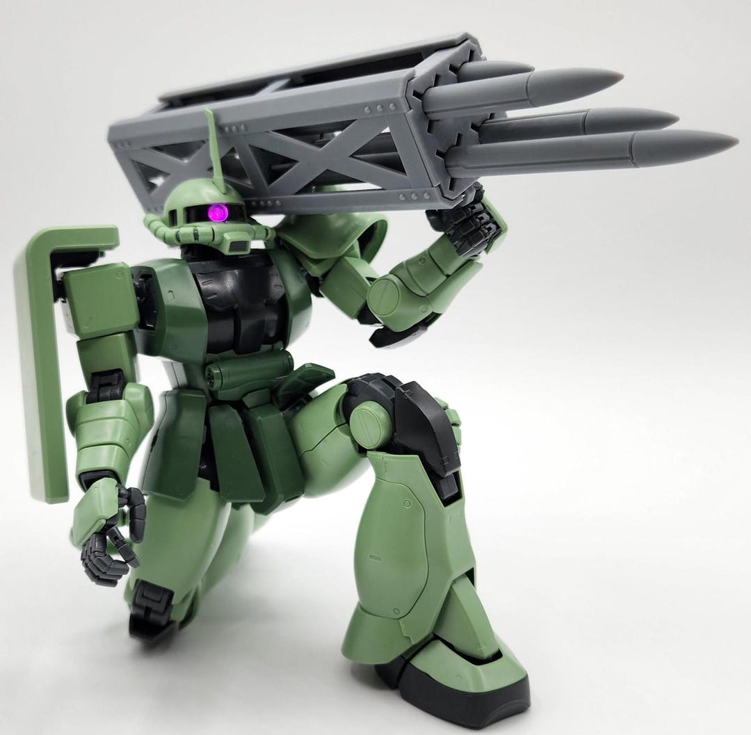 Zeon Simplified Missile Launcher (resin Weapon Kit - HG, MG Scale) - Etsy