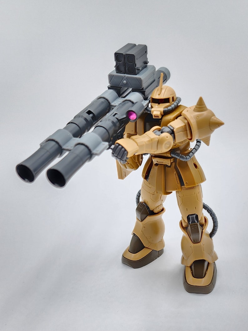 Zaku Double Bazooka resin Conversion Kit - Etsy