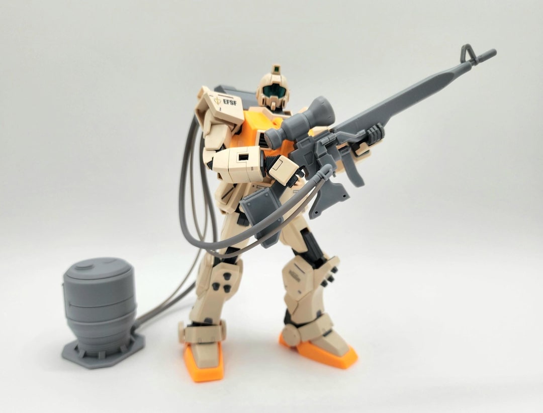 GM Sniper Beam Rifle and Generator (resin Conversion Kit - HG, MG Scale ...