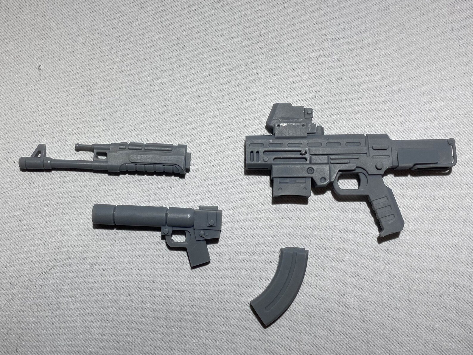 Geara Zulu Beam Machine Gun resin Weapon Kit - Etsy