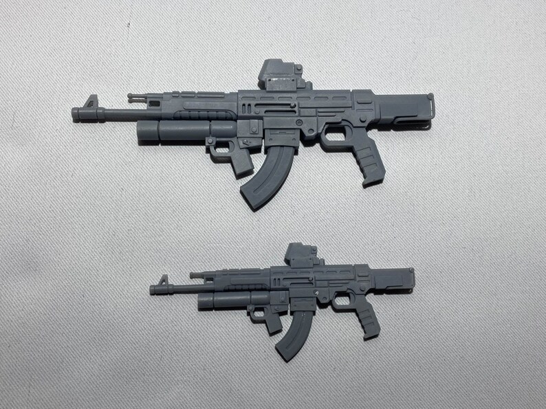 Geara Zulu Beam Machine Gun resin Weapon Kit - Etsy