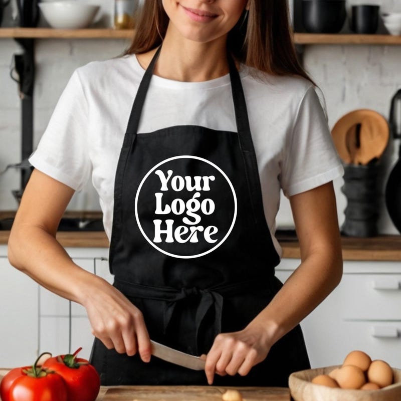 Custom Logo Apron - Etsy