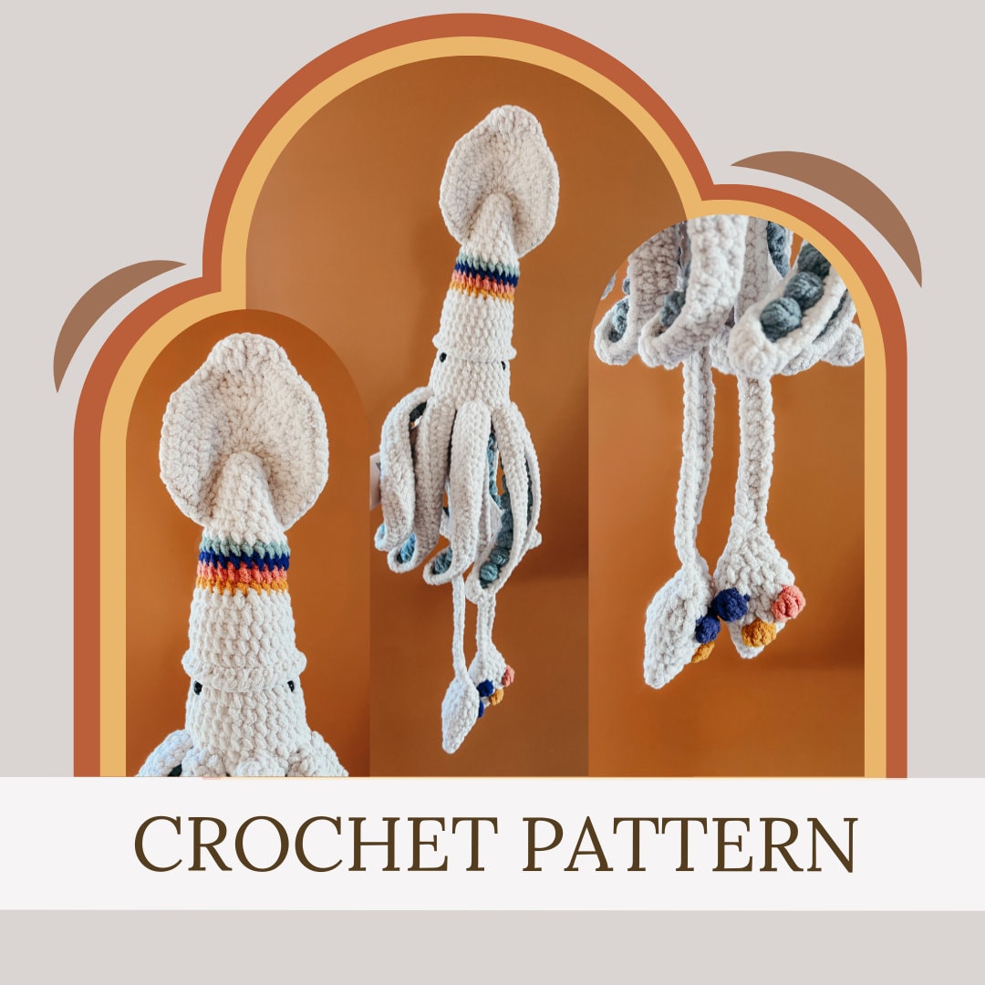 Mari the Mini Squid Pattern | Crochet Pattern |digital Download | PDF ...