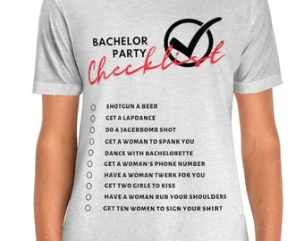 Checklist Shirt - Etsy