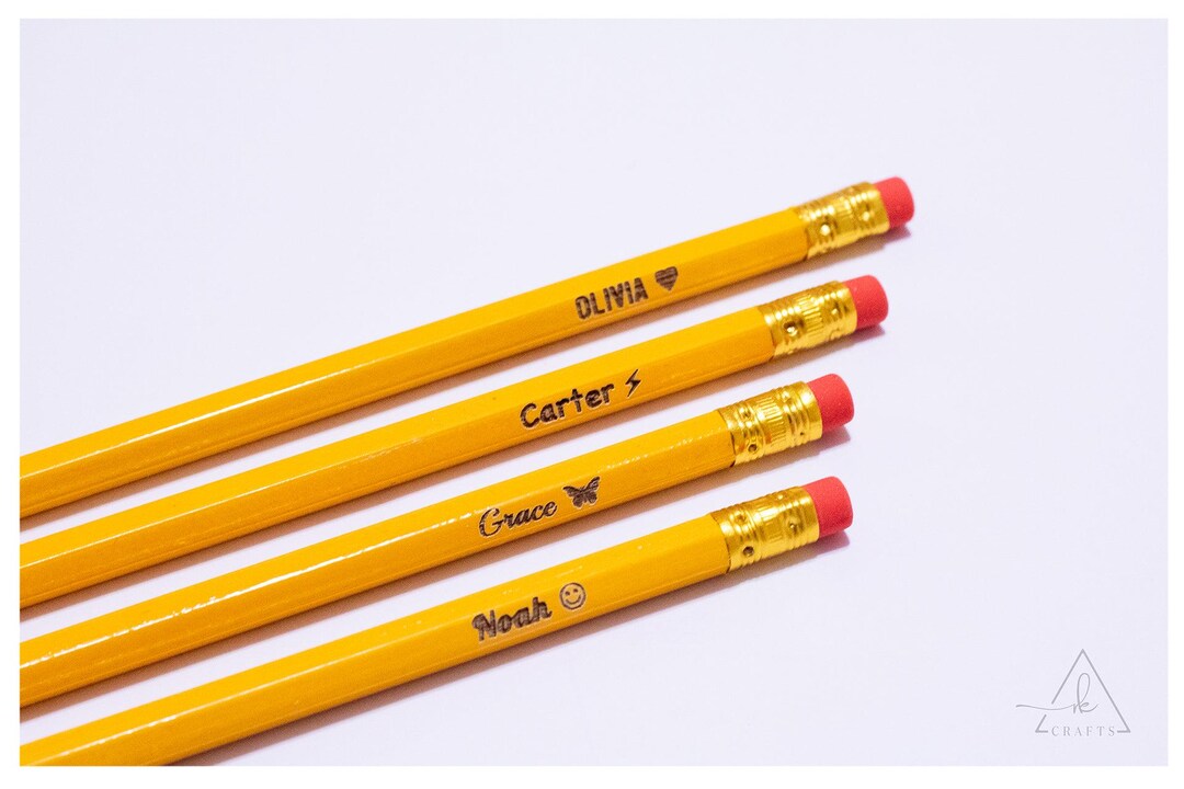 Personalized Pencil Set Unique Back to School Gift for Students ...