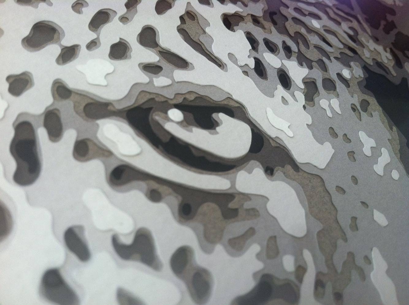Jaguar - DIY Digital LAYERED Papercutting Template (6 Layers ...