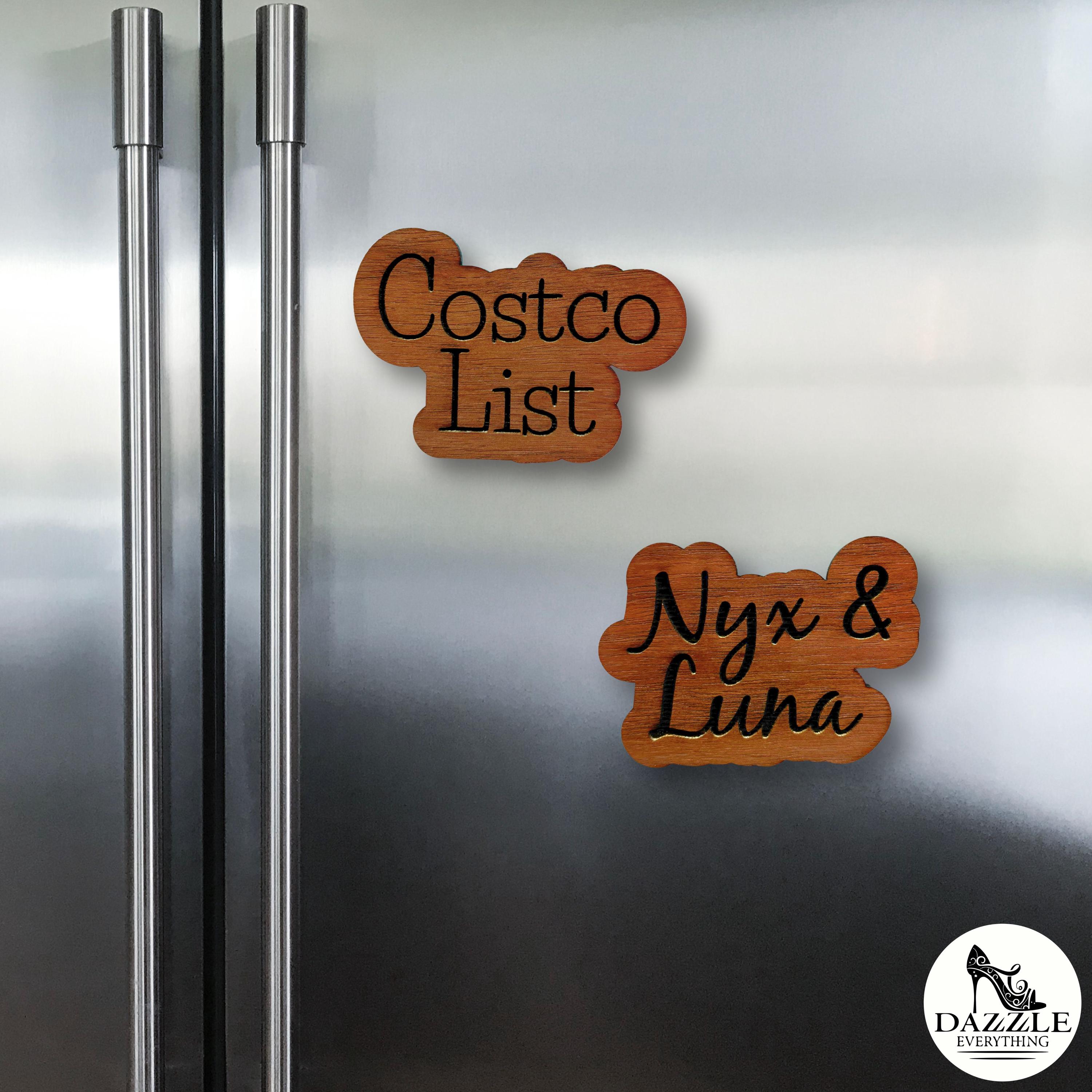 Engraved Fridge Magnet, Personalized Magnets, Custom Name Magnets ...