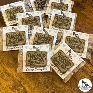 Custom Logo Pins, Retro Style Wooden Pin, Personalized Laser-cut ...