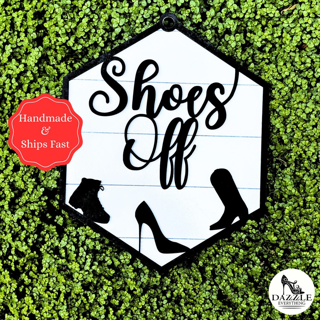 Shoes off Sign, No Shoes Sign Funny, Cute Porch Sign, Welcome Sign ...