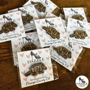 Custom Logo Pins, Retro Style Wooden Pin, Personalized Laser-cut ...