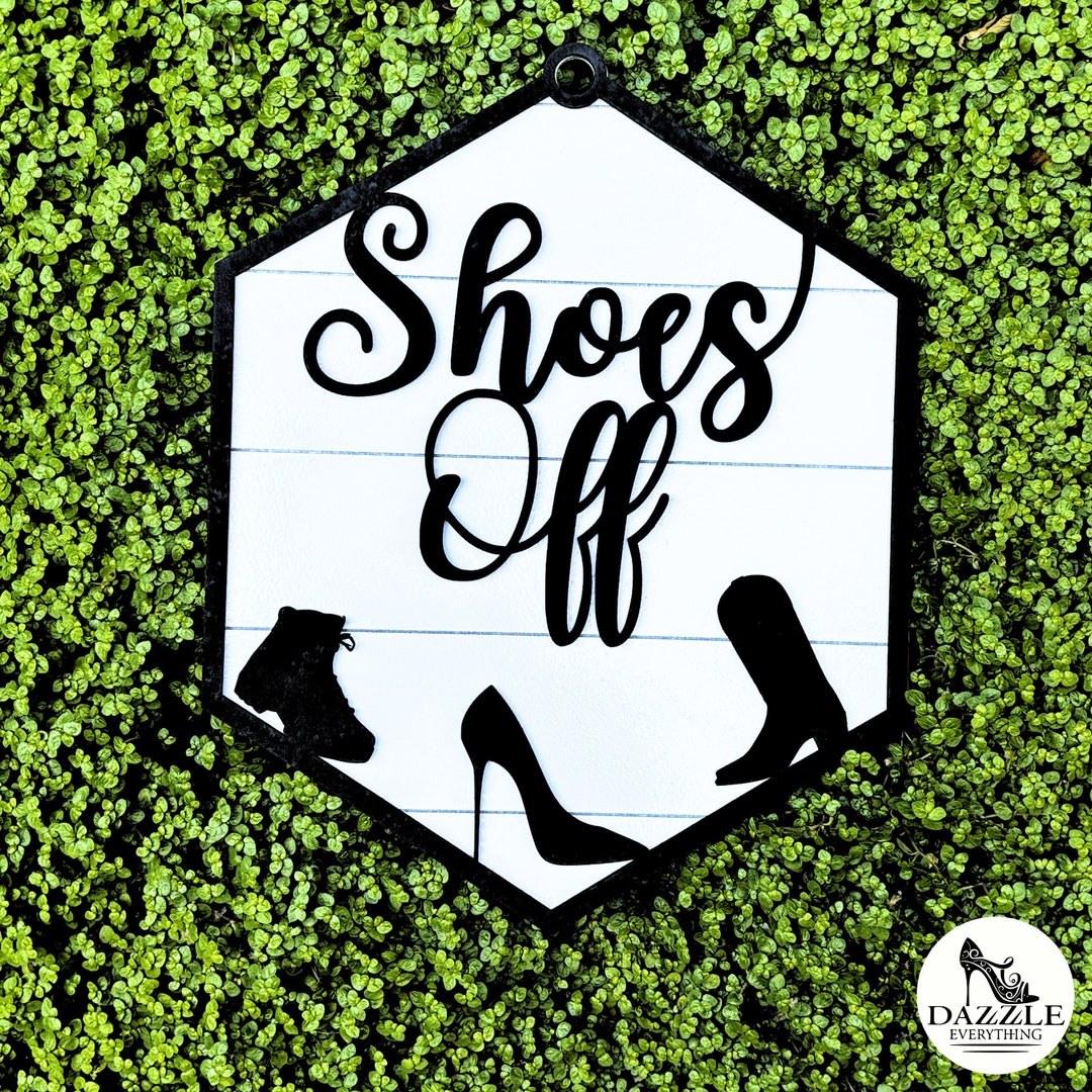 Shoes off Sign, No Shoes Sign Funny, Cute Porch Sign, Welcome Sign ...