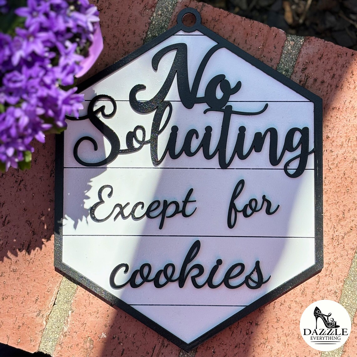 No Soliciting Door Sign, No Knocking Sign Funny, Door Bell Sign, Please ...