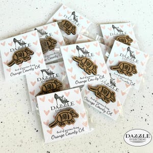 Custom Logo Pins, Retro Style Wooden Pin, Personalized Laser-cut ...
