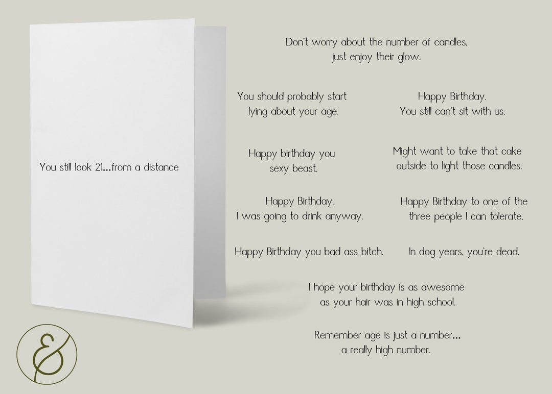 Inappropriate Birthday Cards - Etsy