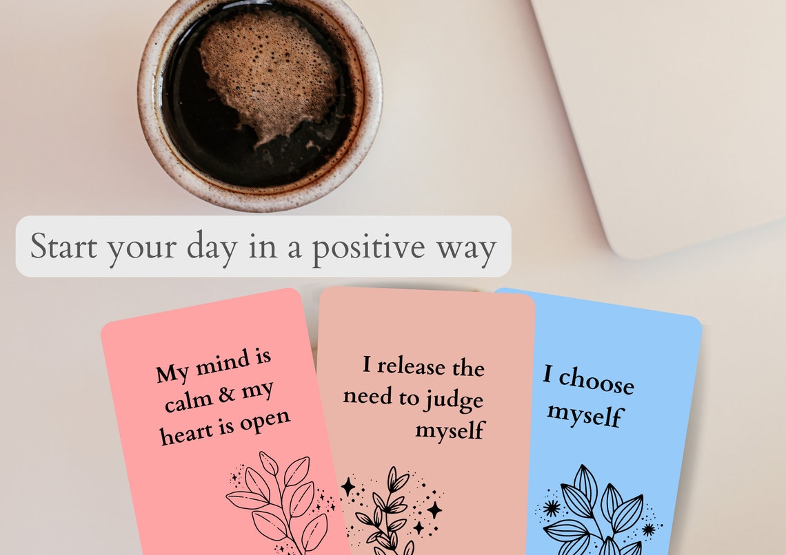 Self Love Affirmation Cards, Printable, Motivational Cards, Self Care ...