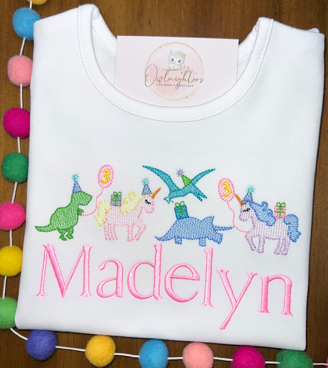 Personalized Dinosaur Shirt /girl Dino Party Shirt/ Dinosaur Party ...
