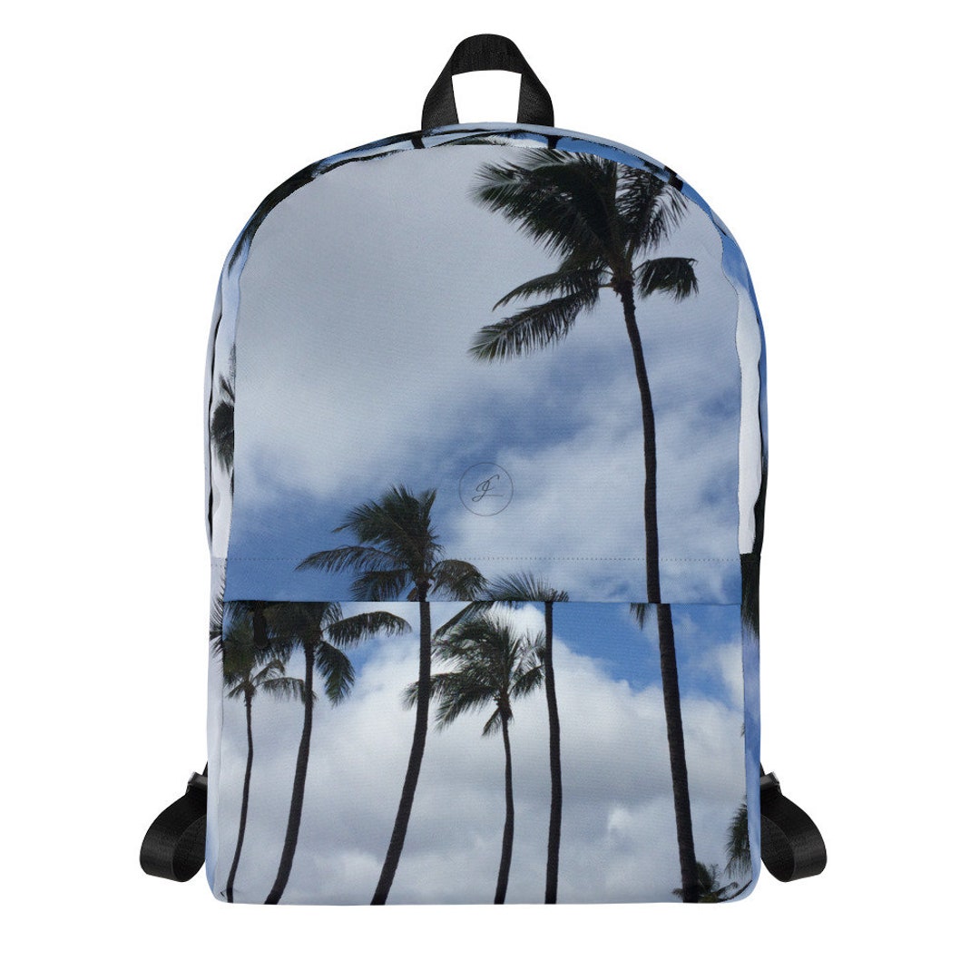 Ethically Made Palm Tree Backpack For: School Work Baby - Etsy
